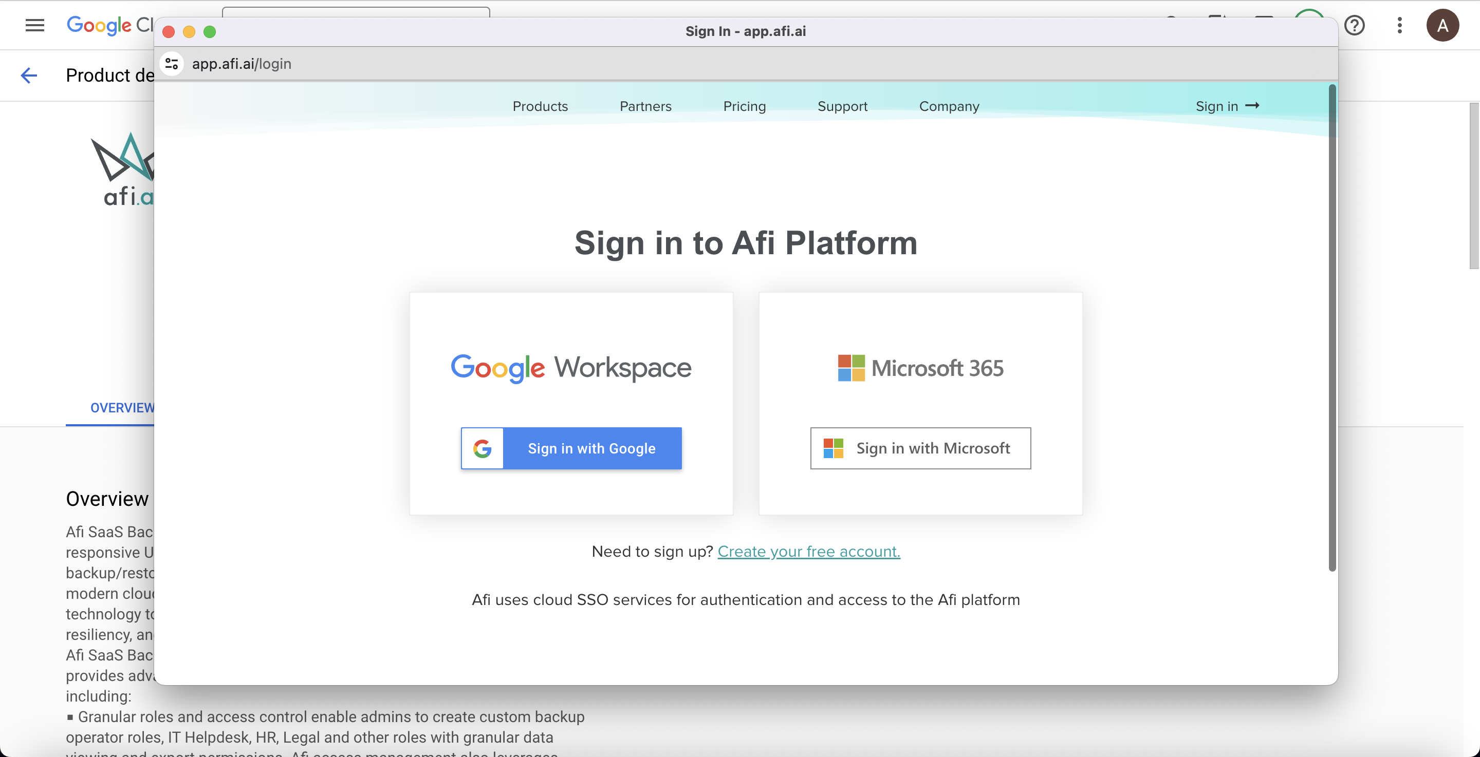 How to install Afi Backup from the Google Cloud Marketplace? – Afi Backup