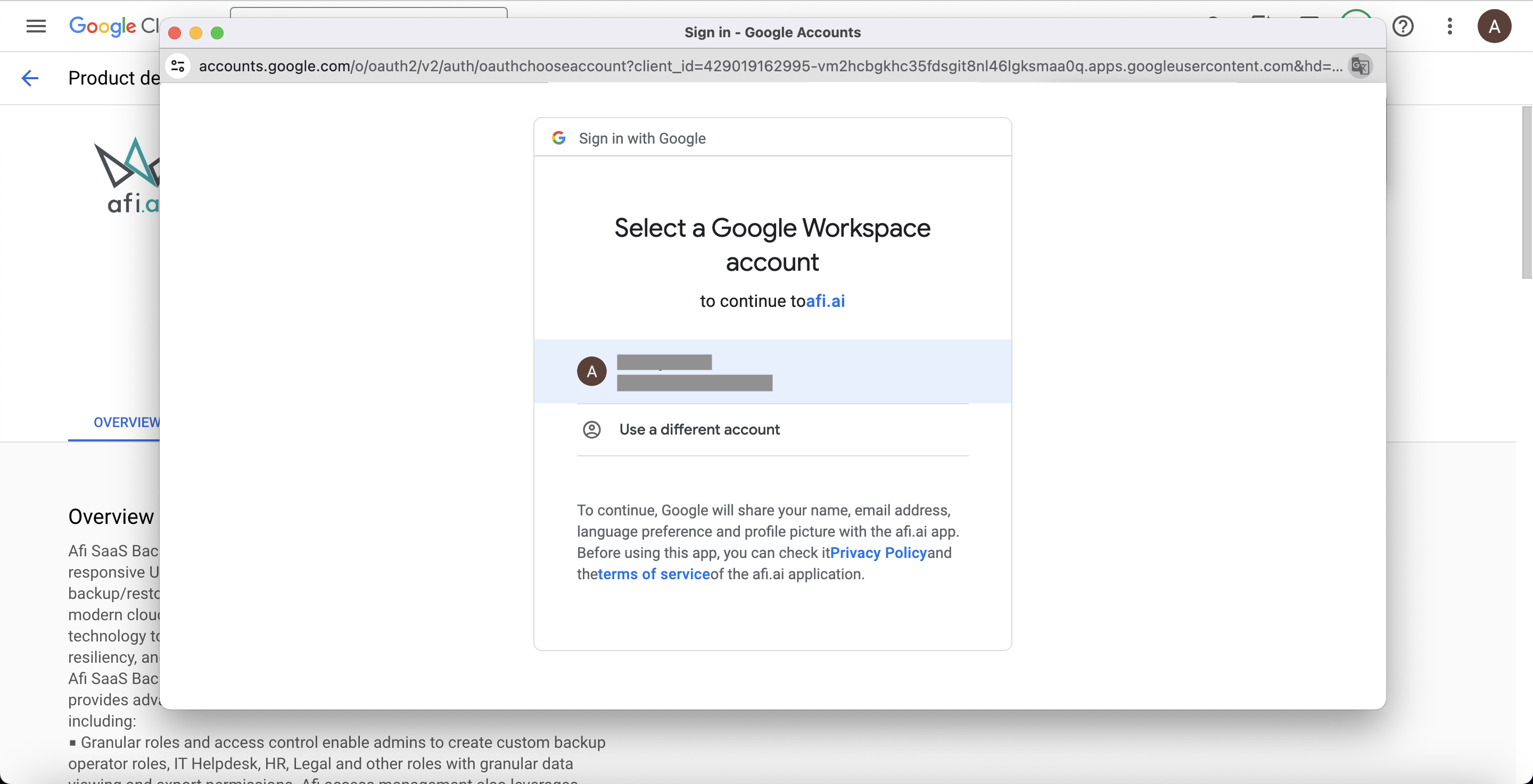 How to install Afi Backup from the Google Cloud Marketplace? – Afi Backup